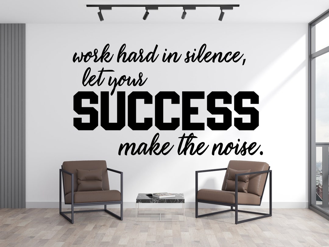 Office Quotes Wall Decal Motivation Quotes Decal Office Wall Sticker ...