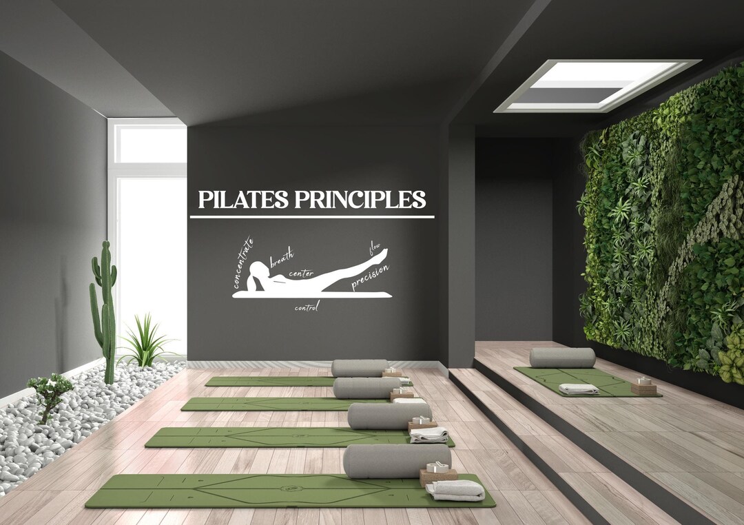 Pilates Quotes Wall Decal,pilates Wall Art,fitness Wall Quotes,pilates ...