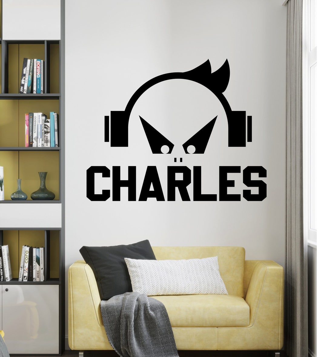Personalized Game Wall Decal,game Wall Art,best Gamer Wall Sticker ...