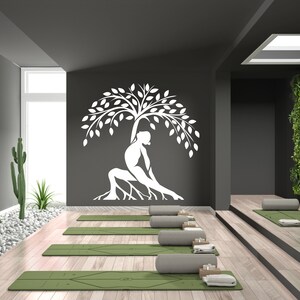 Yoga Wall Decal,yoga Quotes Wall Sticker,yoga Wall Art,meditation Wall ...