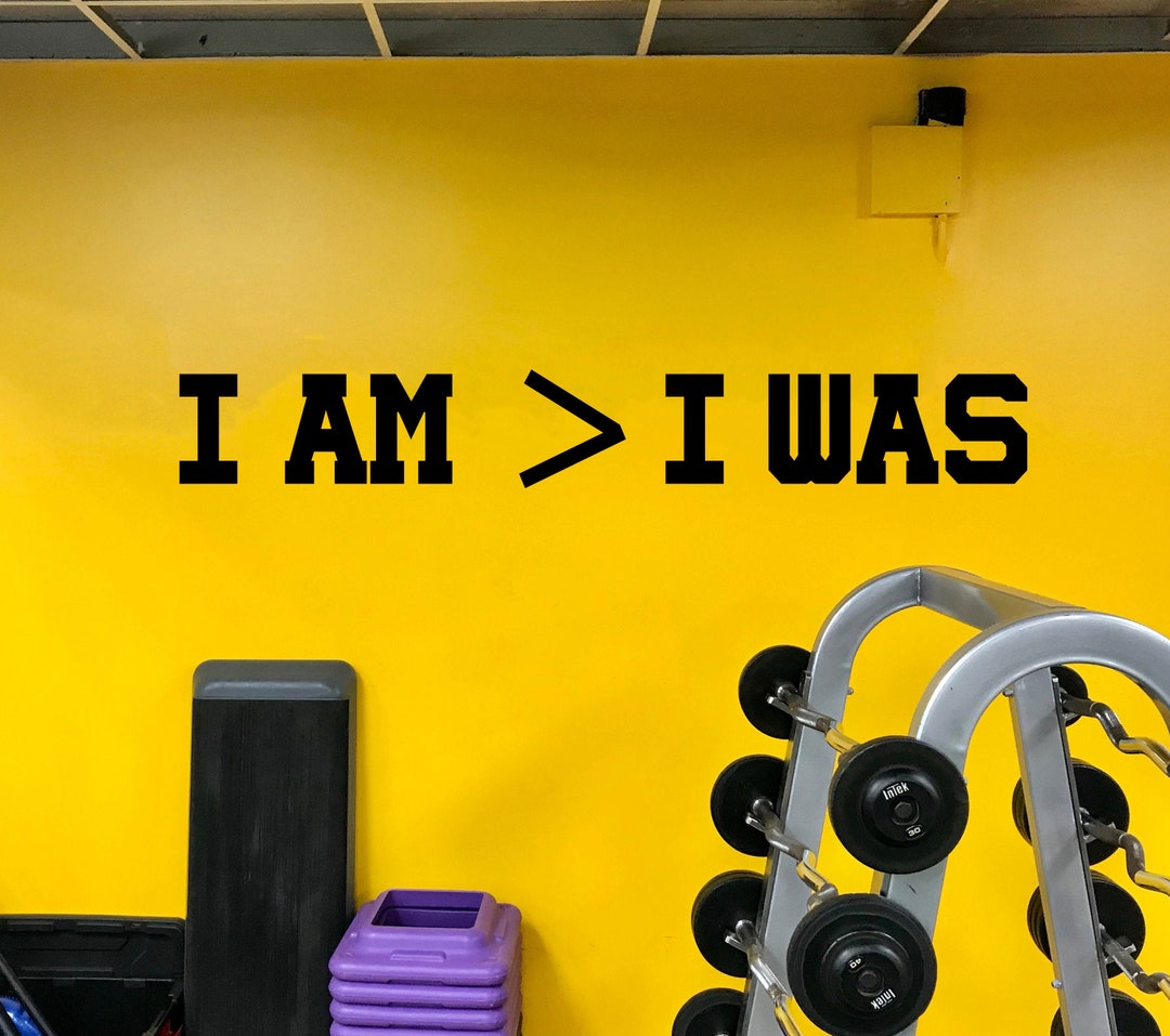 Gym Wall Decal,gym Wall Art,fitness Wall Quotes,crossfit Wall Sticker ...