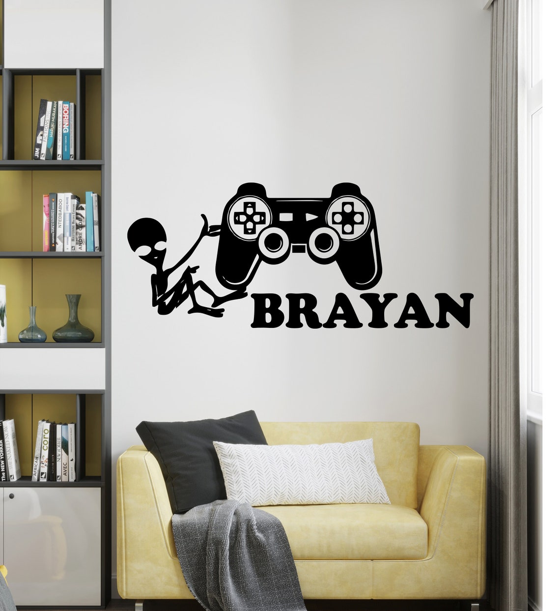Personalized Game Wall Decal,game Wall Art,best Gamer Wall Sticker ...