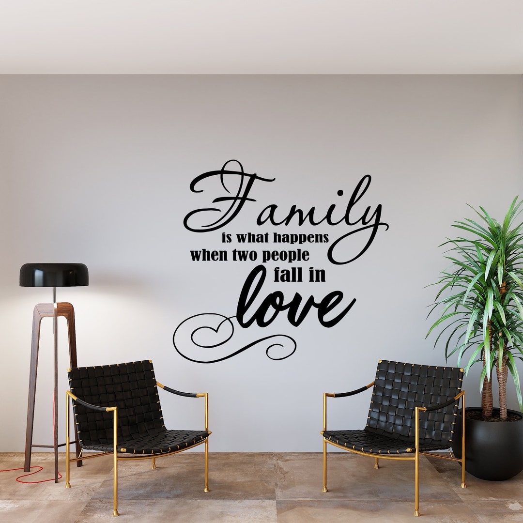 Family Quotes Wall Decal,home Sweet Home Quotes Wall Art,vinyl Letter ...