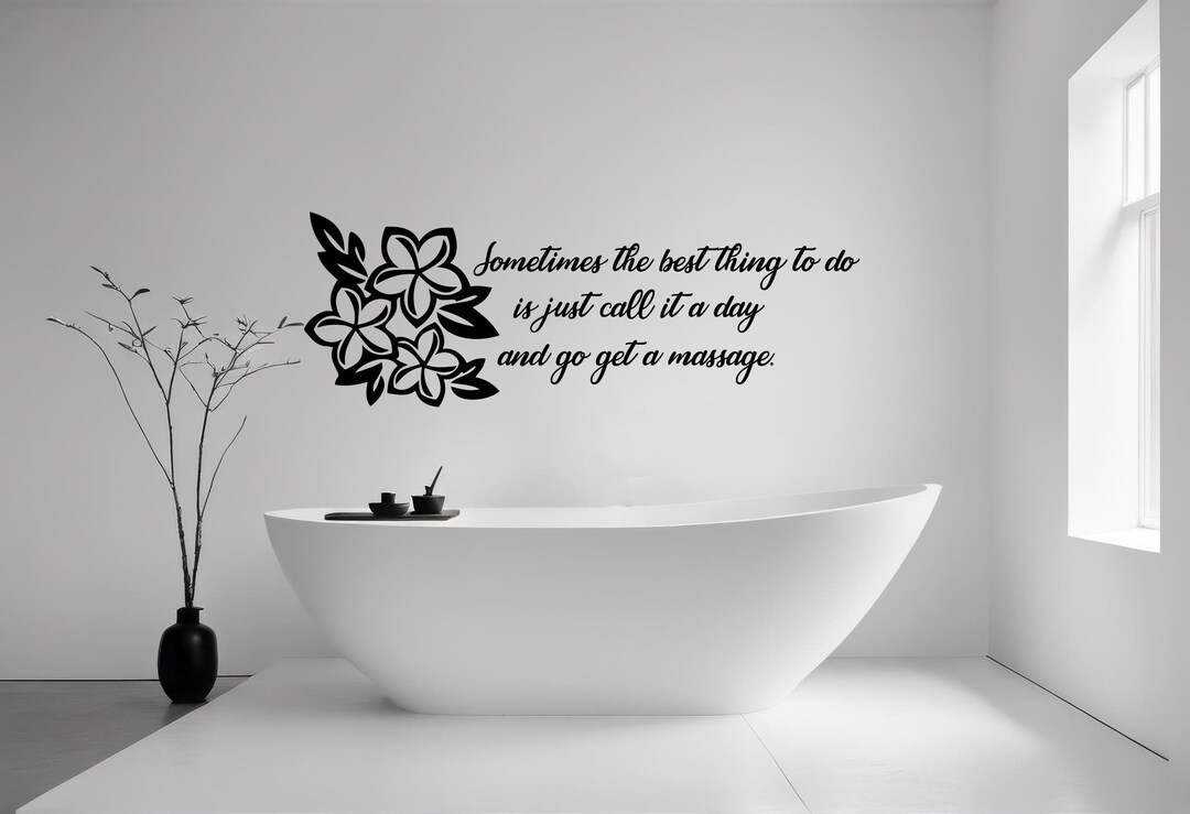 Spa Quotes Wall Decals Spa Therapy Beauty Decal Vinyl Sticker SPA ...