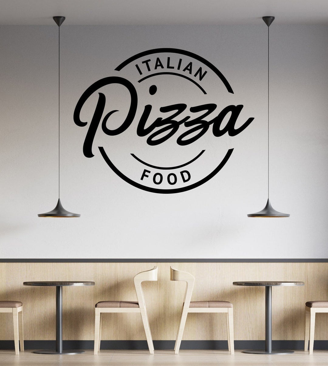 Pizza Wall Decal,pizza Shop Wall Art,pizza Restaurant Wall Sticker ...