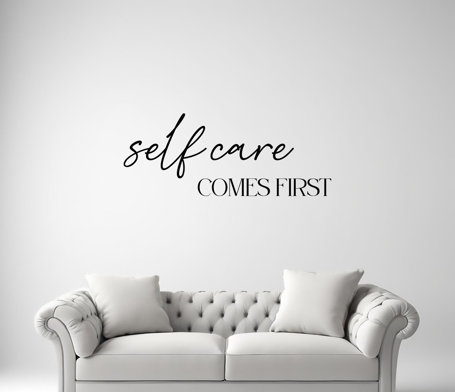 Self Care Comes First Wall Decal,spa Wall Decal,beauty Studio Wall ...