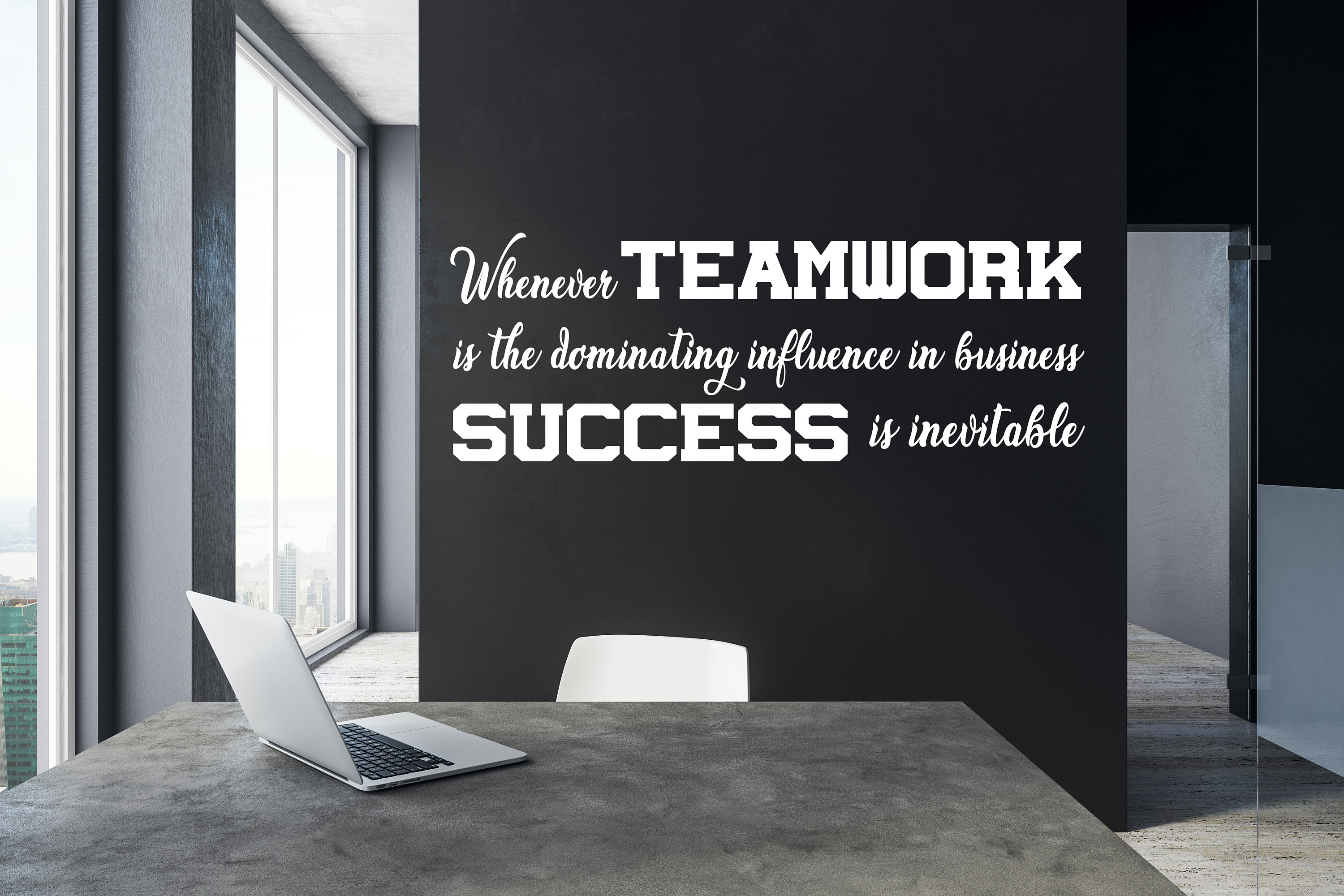 Teamwork & Success Wall Decal,office Wall Decal,office Wall Sticker ...