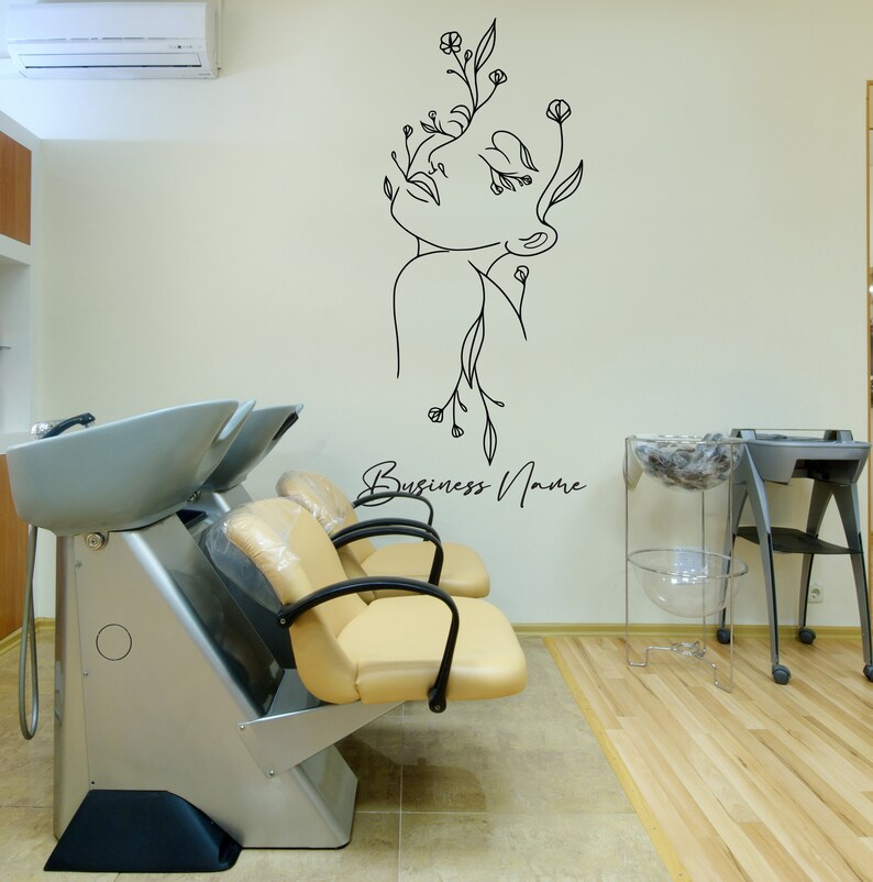 Spa Salon Wall Decal, Spa Wall Art, Personalized Business Name,spa ...