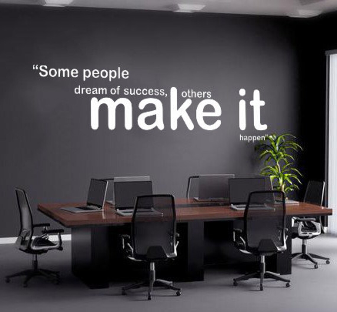 Teamwork Wall Decaloffice Wall Artteamwork Quote Wall | Etsy