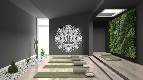 Yoga Wall Decalyoga Quotes Wall Stickeryoga Wall - Etsy