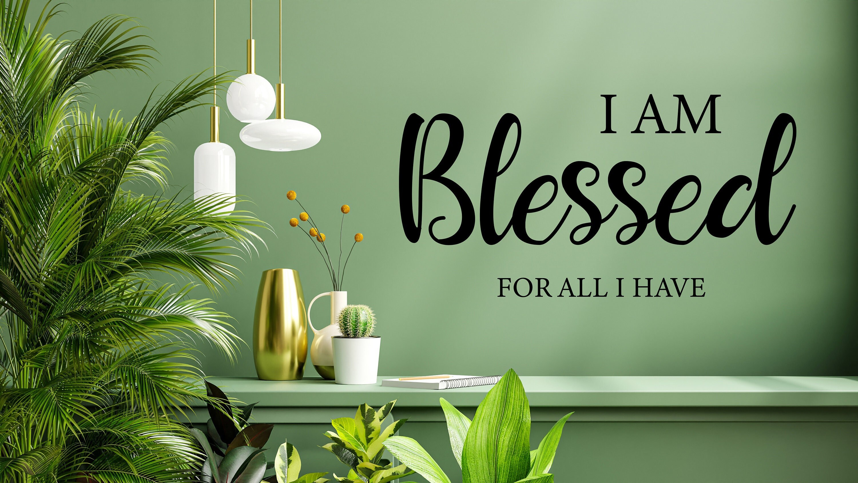 Blessed Quote Decals