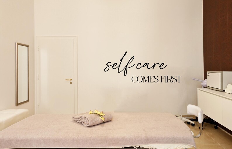 Self Care Comes First Wall Decal,spa Wall Decal,beauty Studio Wall ...