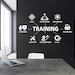 Training Wall Decal Motivation Quotes Decal Office Wall Sticker Office ...