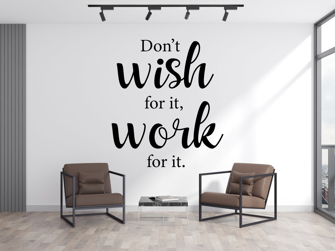 Office Quotes Wall Decal Motivation Quotes Decal Office Wall Sticker ...