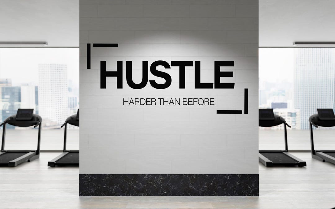 GYM Motivational Quote Wall Decal,gym Wall Art,fitness Wall Quotes ...