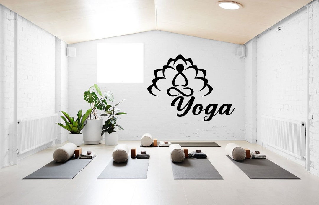 Yoga Wall Decal,yoga Quotes Wall Sticker,yoga Wall Art,meditation Wall ...