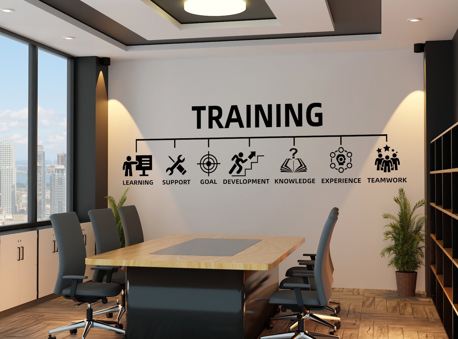 Training Wall Decal Motivation Quotes Decal Office Wall - Etsy