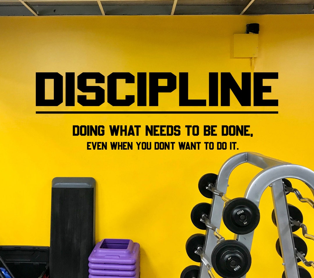 Gym Wall Decal,gym Wall Art,fitness Wall Quotes,crossfit Wall Sticker ...