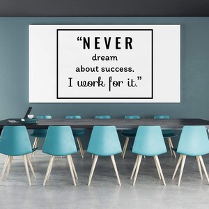 Office Wall Decal Motivation Quotes Decal Office Wall Sticker Teamwork ...