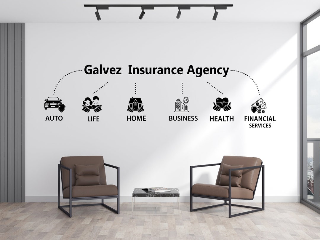 Insurance Wall Decal Motivation Decal Office Wall Sticker Office Wall ...