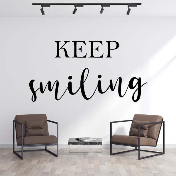 Keep Smiling Sticker - Etsy