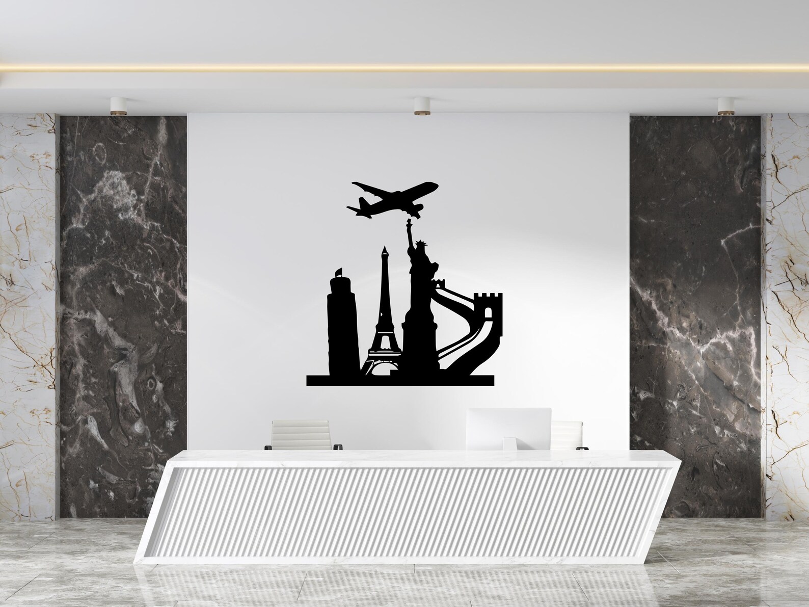 Travel Wall Decal,travel Tour Center Wall Art,travel Wall Sticker ...