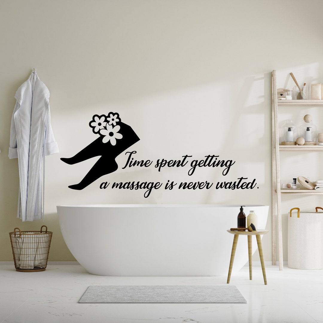 Spa Quotes Wall Decals Spa Therapy Beauty Decal Vinyl Sticker SPA ...