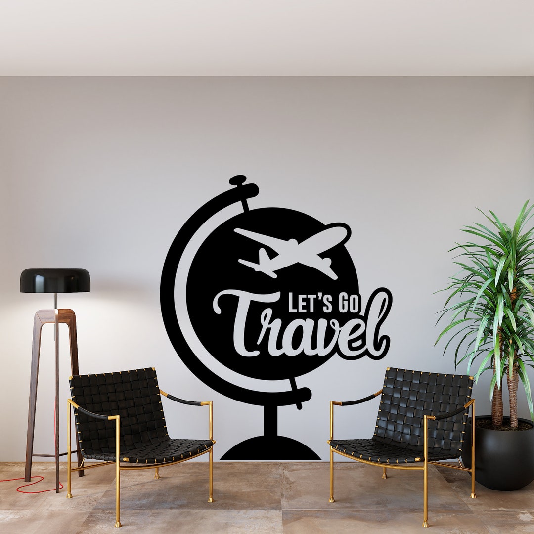 Travel Wall Decal,travel Tour Center Wall Art,travel Wall Sticker ...