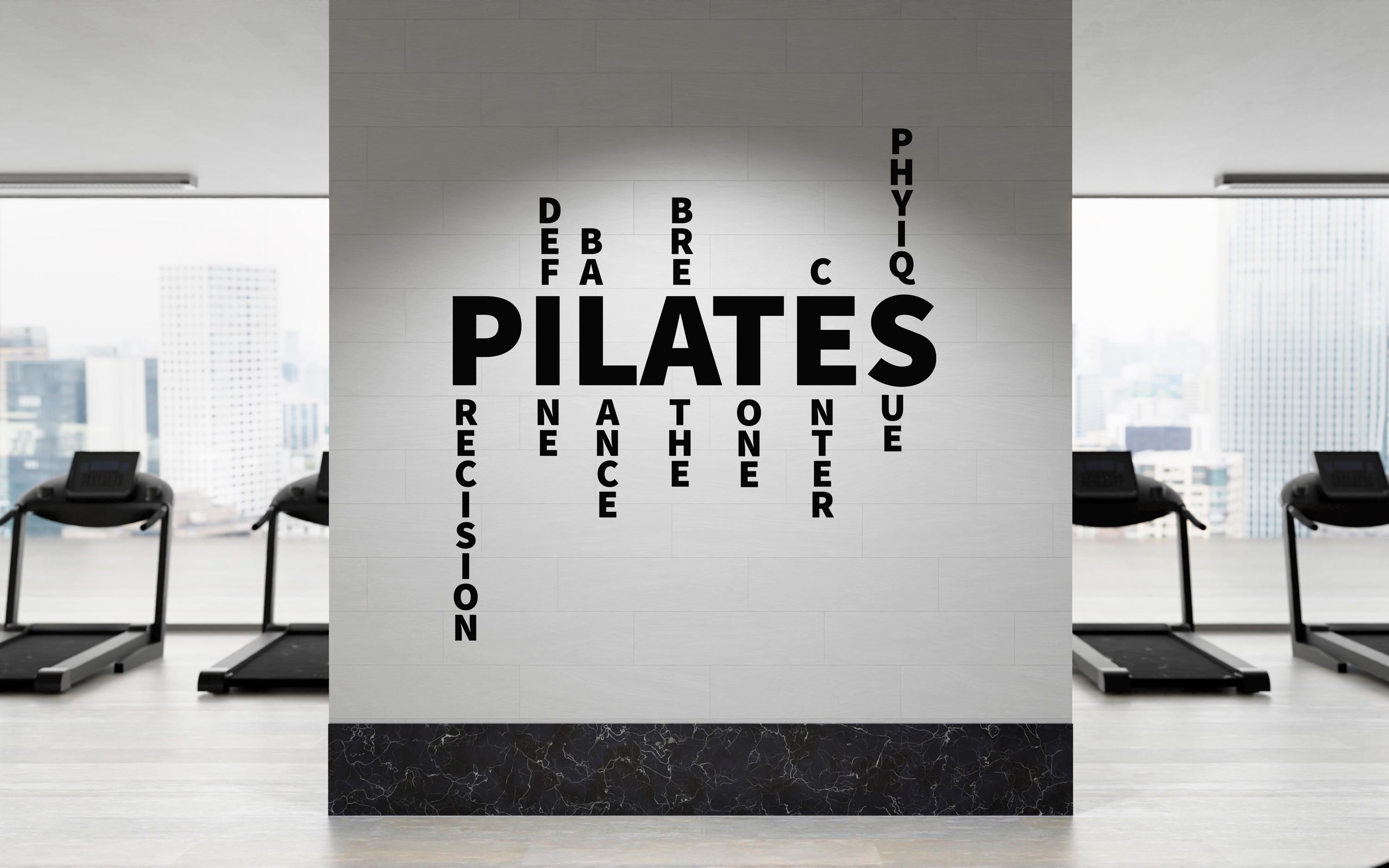 Pilates Quotes Wall Decal,pilates Wall Art,fitness Wall Quotes,pilates ...