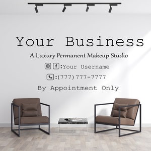 Custom Decal, Business Business Wall Decal, Business Door Decal, Store ...