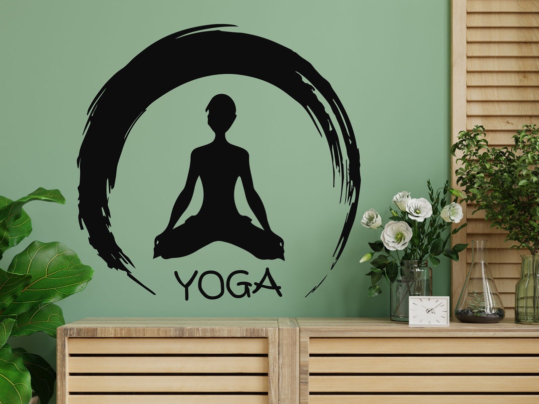 Yoga Wall Decal,yoga Quotes Wall Sticker,yoga Wall Art,meditation Wall ...