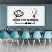 Office Wall Decal Motivation Quotes Decal Office Wall Sticker Idea Wall ...