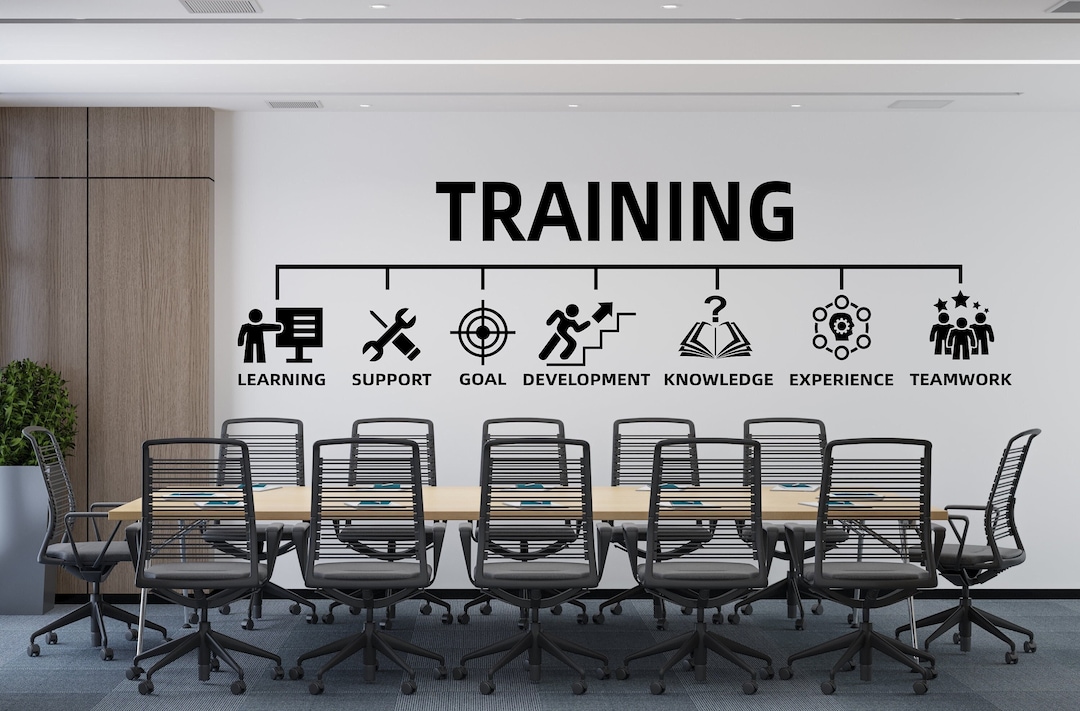 Training Wall Decal Motivation Quotes Decal Office Wall Sticker Office ...