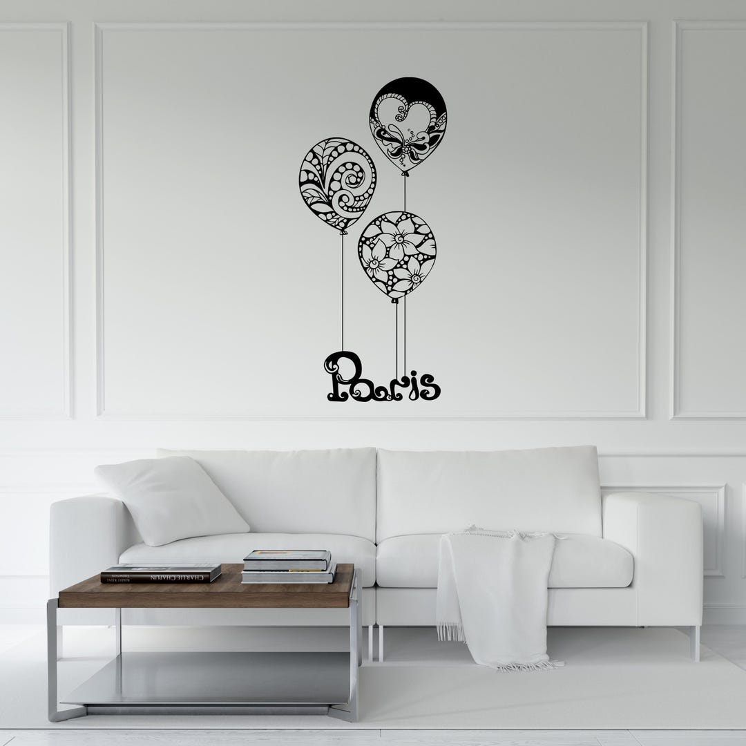 Eiffel Tower Wall Decal,paris Wall Art,eiffel Tower Wall Sticker,vinyl ...