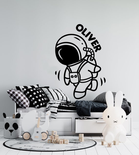 Personalized Wall Decalssapce Man Wall Decalsastronaut Wall | Etsy