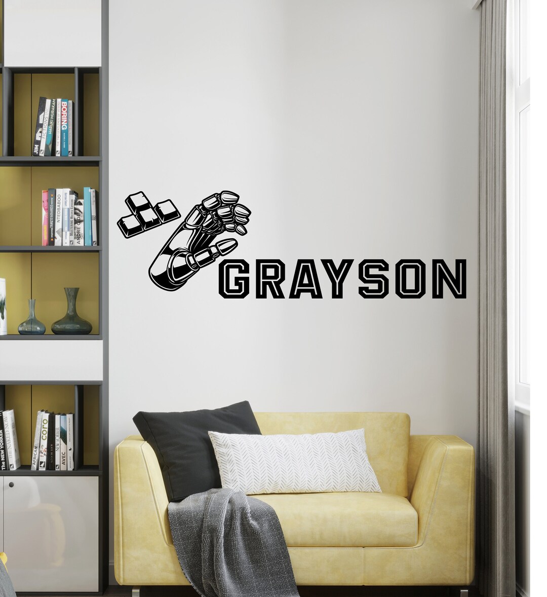 Personalized Game Wall Decal,game Wall Art,best Gamer Wall Sticker ...