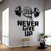 Gym Wall Decal,gym Wall Art,fitness Wall Quotes,crossfit Wall Sticker ...
