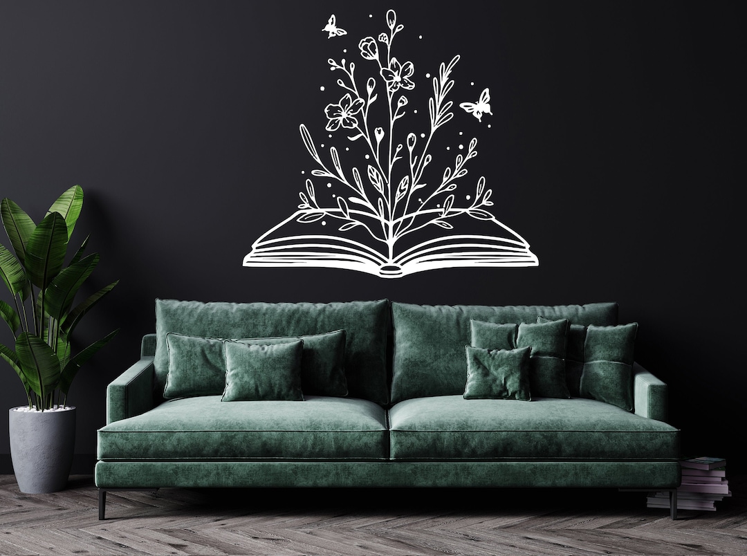 Read Books Wall Decal- Books Quotes Wall Art-reading Corner Quotes Wall ...