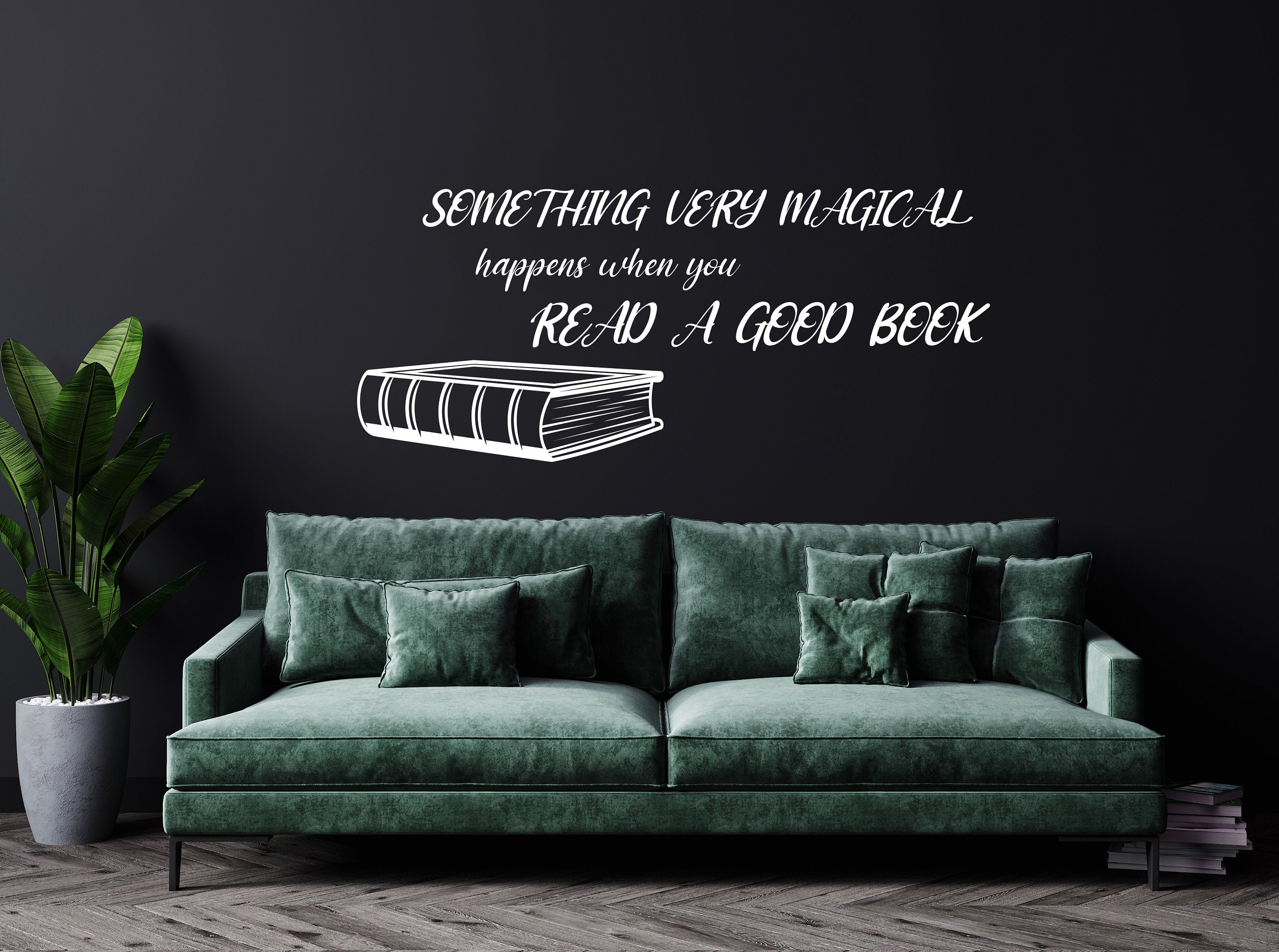 Reading Quotes Wall Decalinspiratin Book Quotes Wall - Etsy UK