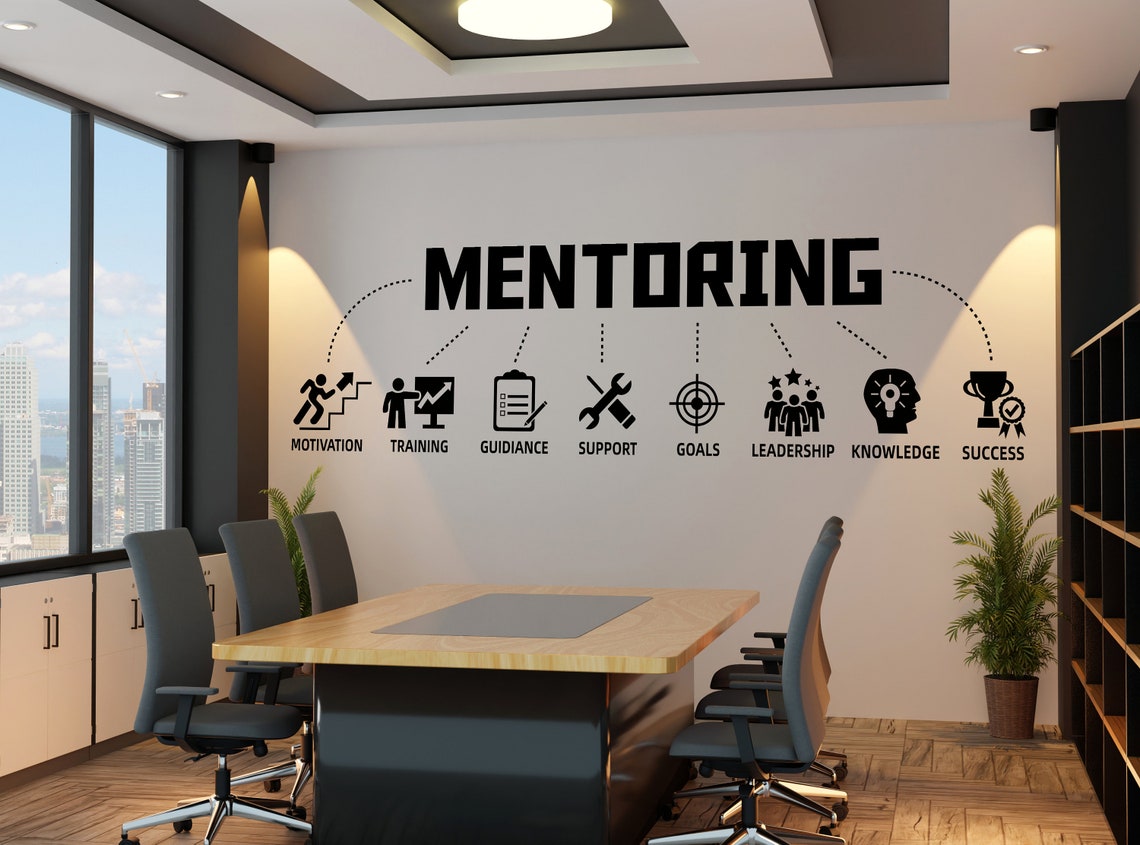 Mentoring Wall Decal Motivation Quotes Decal Office Wall - Etsy