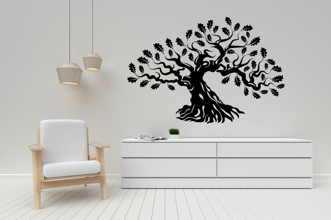 Tree of Life Wall Decal,metal Family Tree Wall Sticker,tree of Life ...