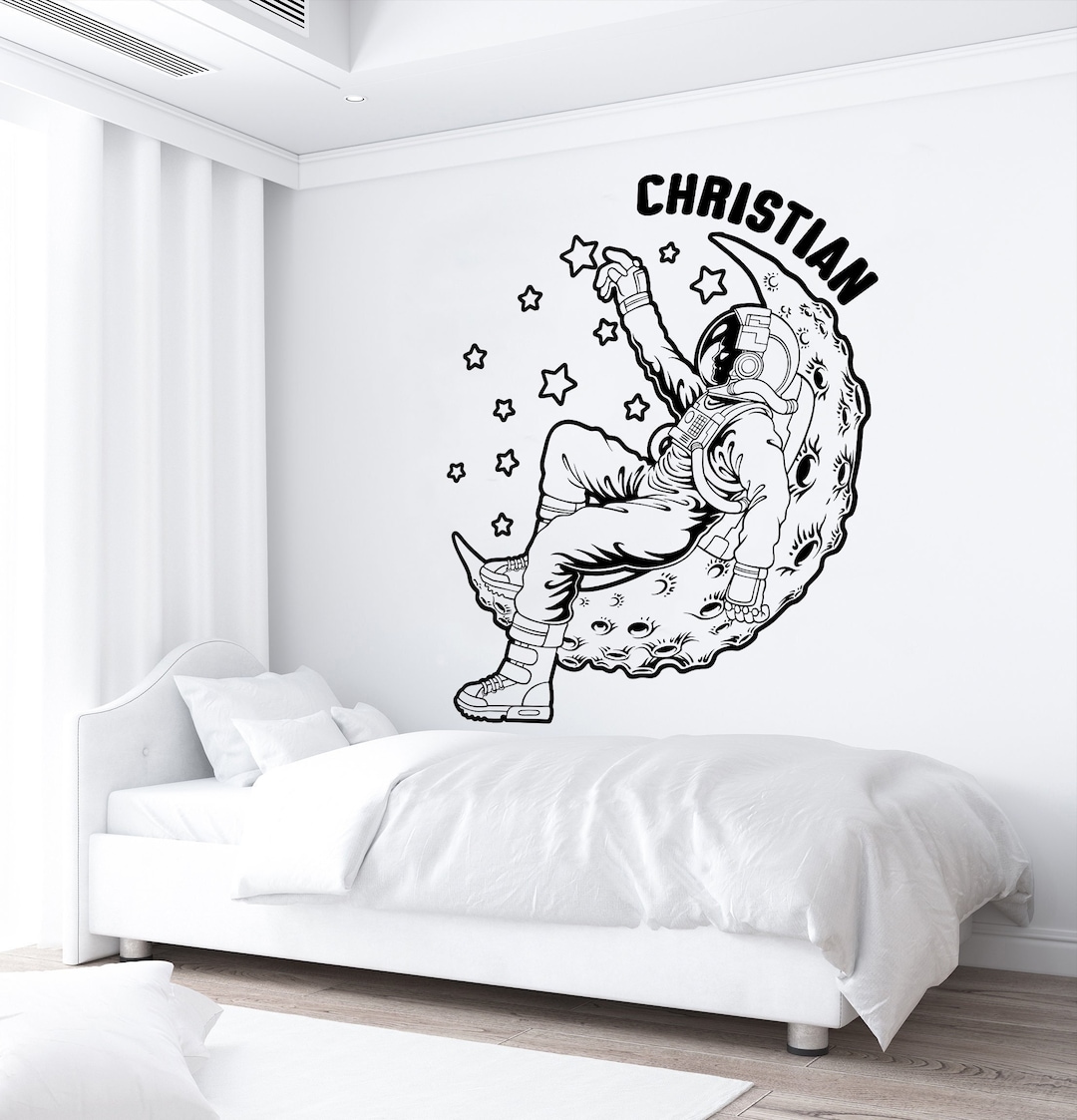 Spaceman Wall Decal Spaceman Wall Sticker Spaceman Wall Decal ...