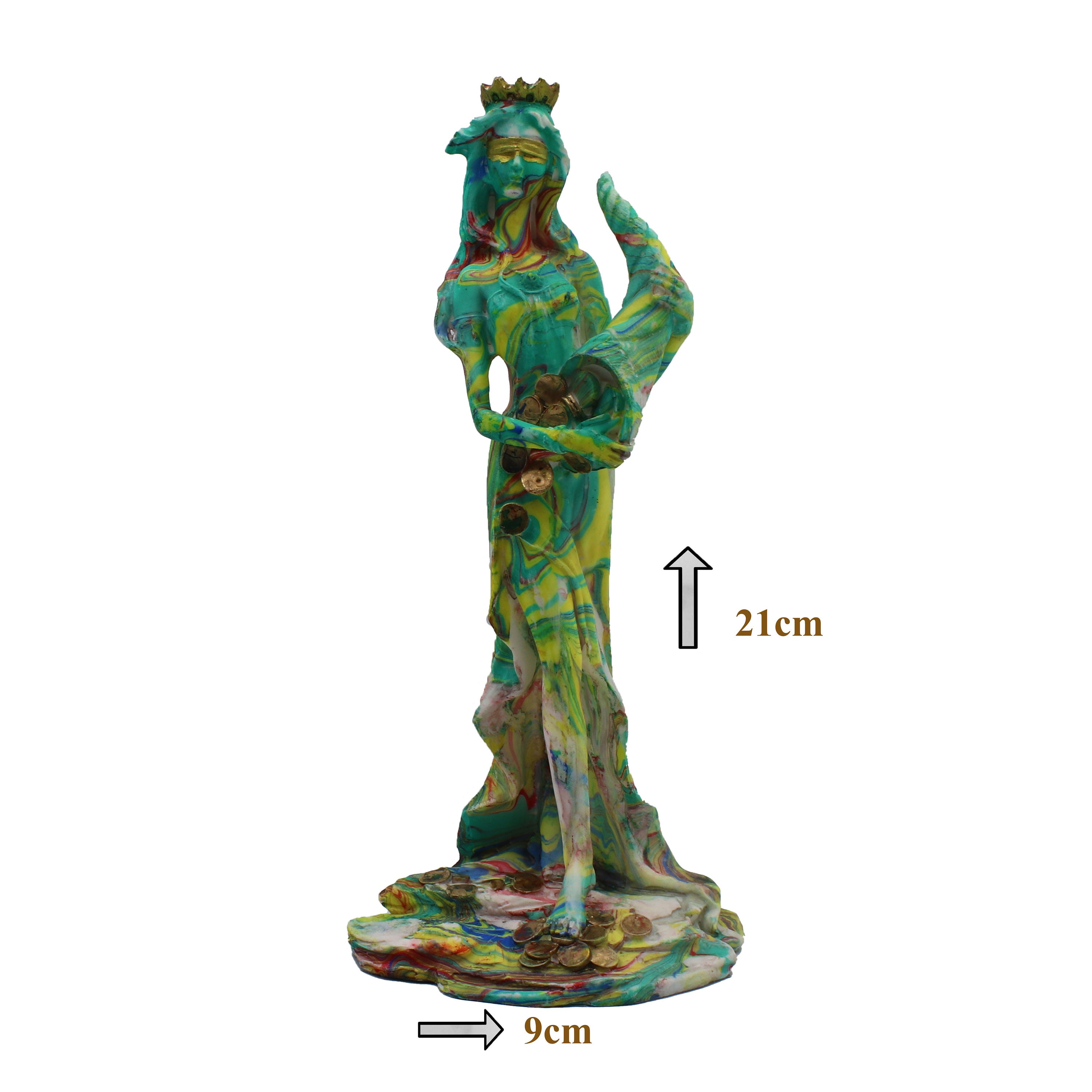 Tyche Goddess-luck Modern Art Statue - Etsy