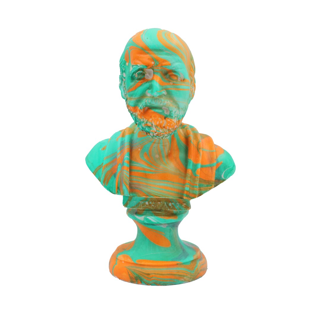 Pop Art Hippocrates Bust - Etsy