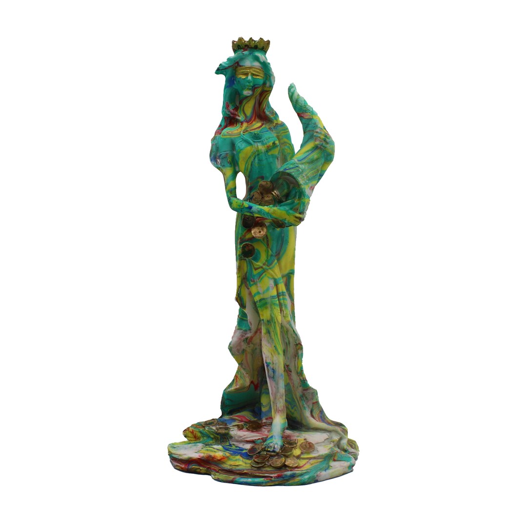 Tyche Goddess-luck Modern Art Statue - Etsy