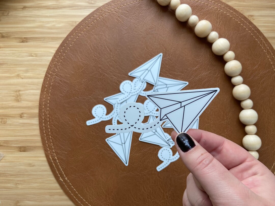 Paper Air Plan Matte Vinyl Sticker Stickers for Hydroflask Laptop ...