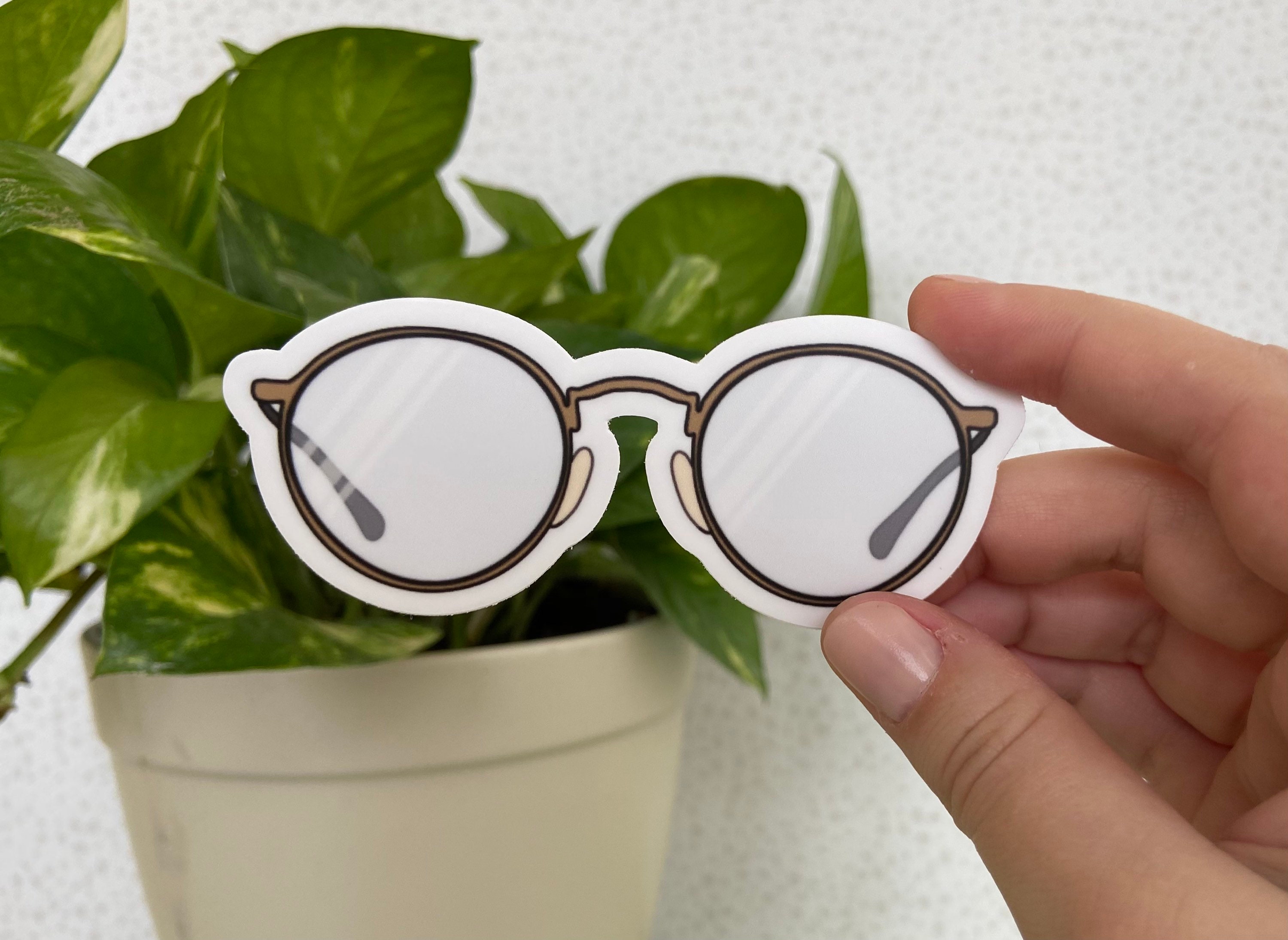 Spectacles Matte Vinyl Sticker Stickers for Hydroflask Laptop Stickers ...