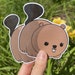 Chonky Beaver Benjamin Sticker Ferdinand Handmade Laminated Sticker ...