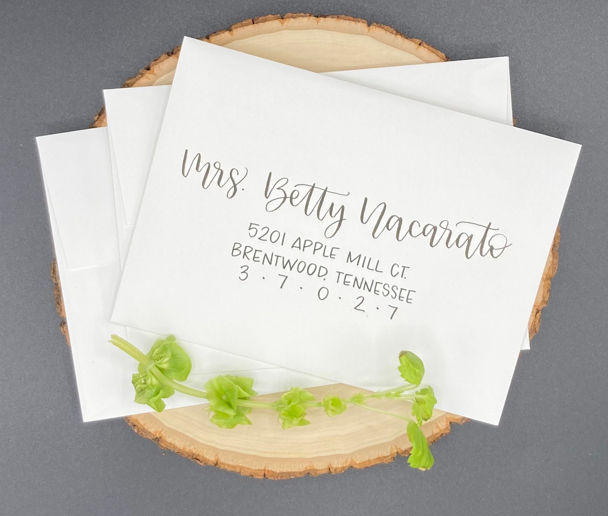 Hand Lettered Wedding Envelope Addressing // Custom Wedding - Etsy