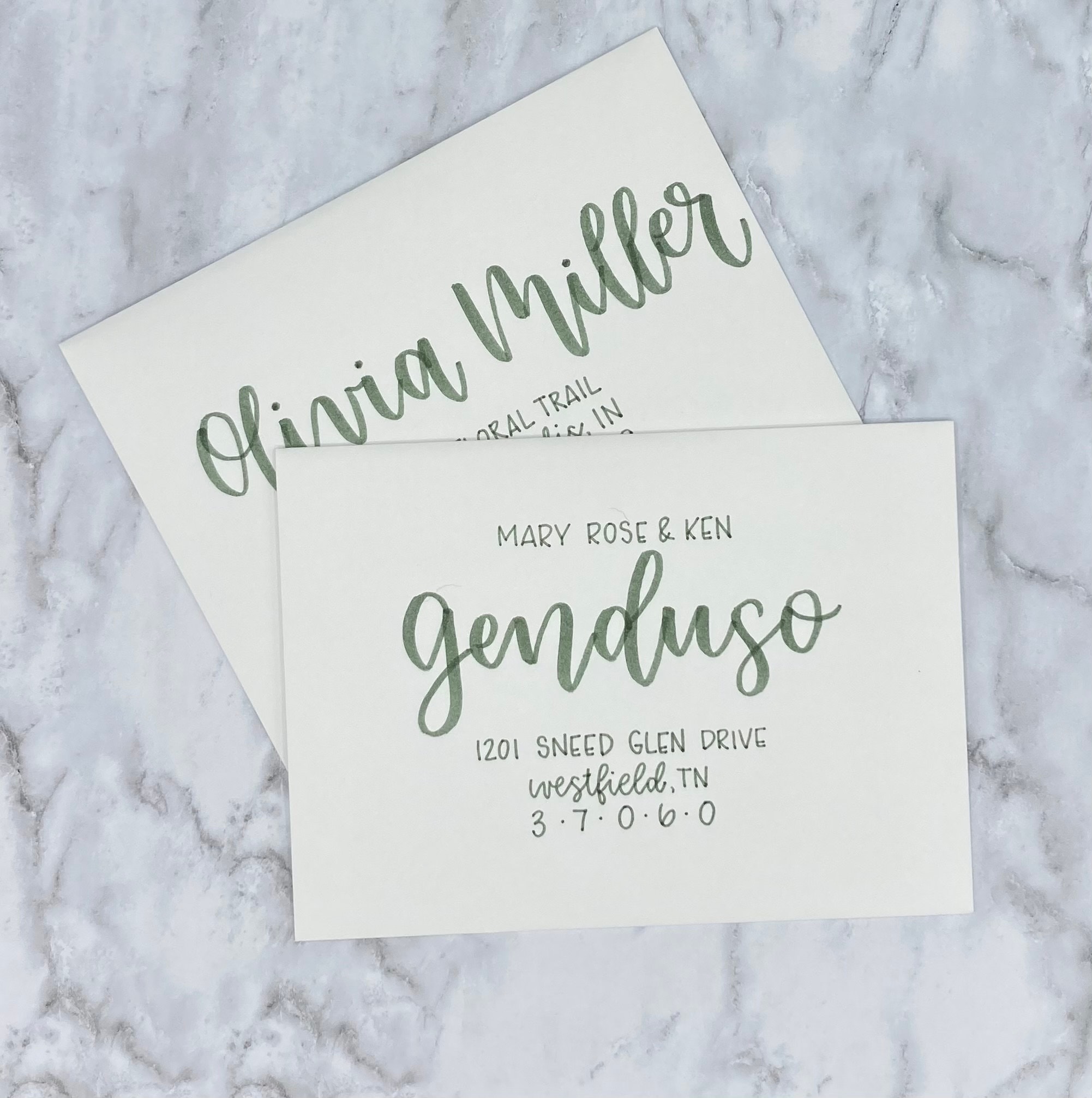 Hand Lettered Wedding Envelope Addressing // Custom Wedding - Etsy